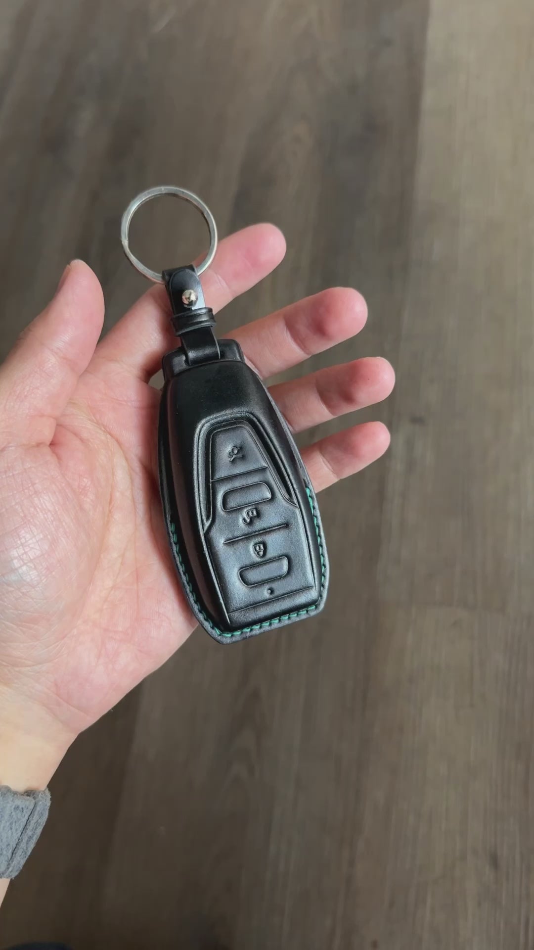 Aston Martin key fob cover, key case, Shell Cordovan – Shao Leather