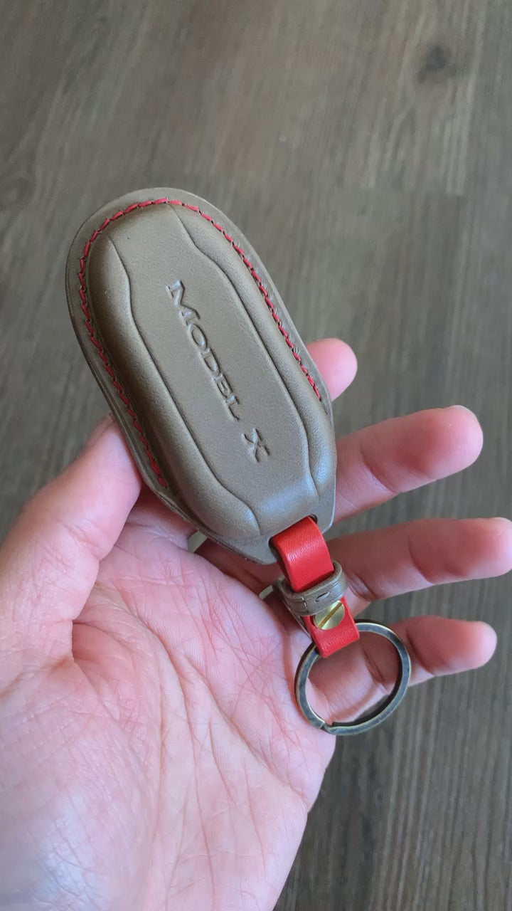Tesla key fob cover, Buttero Leather – Shao Leather