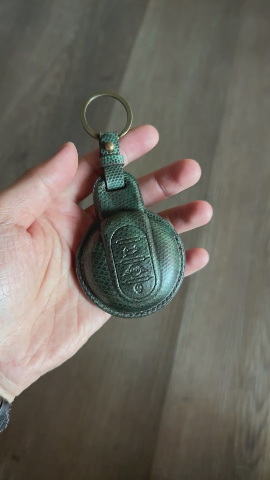 Mini cooper key fob cover, snake leather Leather key case – Shao Leather
