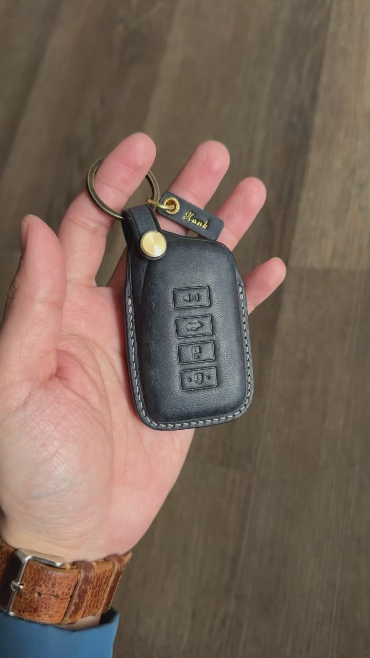 Lexus key fob cover, Pueblo leather – Shao Leather